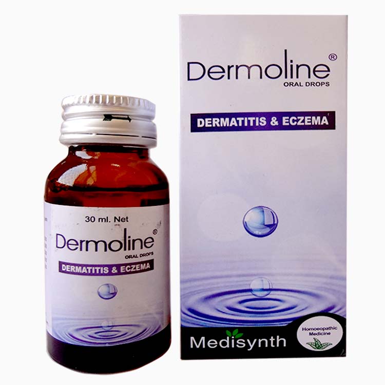 Medisynth Dermoline drops for dermatitis & eczema - Homeopathy Remedies ...