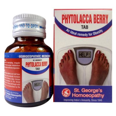 St George Phytolacca Berry Tab for Obesity, Weight Loss Medicine ...