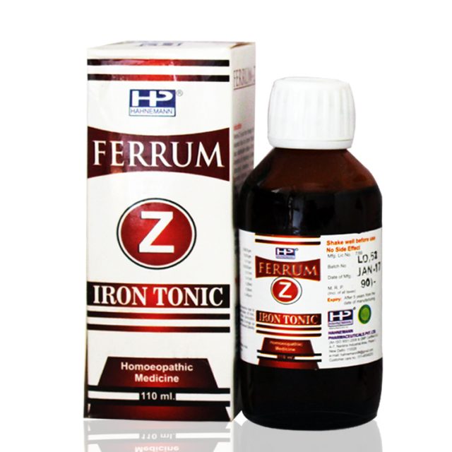 Hahnemann Pharma Ferrum Z Iron Tonic - Homeopathy Remedies