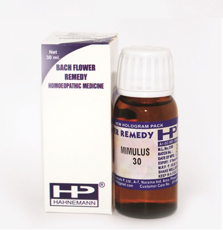 Buy Bach Flower Remedy Mimulus for Fear, blushing, Hahnemann Pharma ...