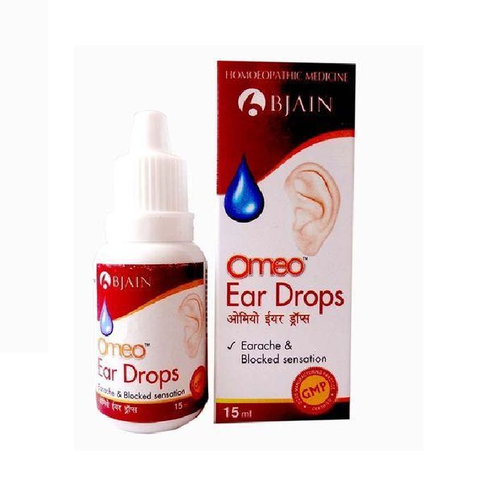 BJain Omeo Ear drops for Otalgia, Earache & Blocked sensation, 15ml ...