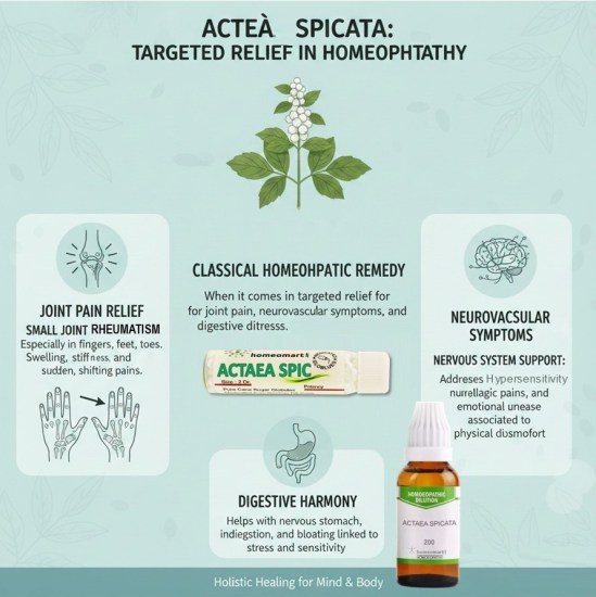 Actaea Spicata Uses for Joint Pain, Headaches & Digestion